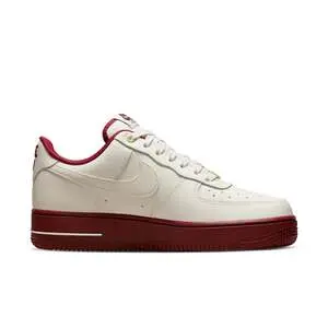 Nike Force 1 '07 Se 40th Anniversary Sail Team Red Low Top Sneakers - White/red