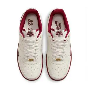 Nike Force 1 '07 Se 40th Anniversary Sail Team Red Low Top Sneakers - White/red