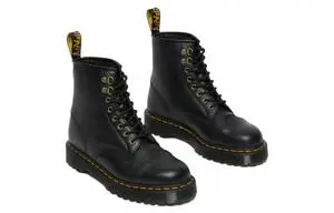 Dr. Martens 1460 Bex Faux Fur-lined Leather Lace Up Boots