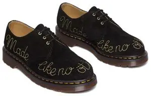 Dr. Martens 1461 Embroidered Suede Oxford Shoes