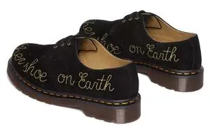 Dr. Martens 1461 Embroidered Suede Oxford Shoes