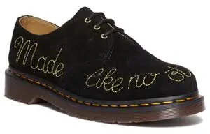 Dr. Martens 1461 Embroidered Suede Oxford Shoes