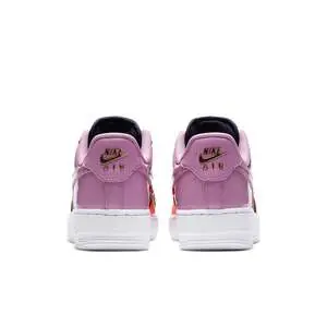 Nike Force 1 '07 "cuban Link" Sneakers - Redblackpurple