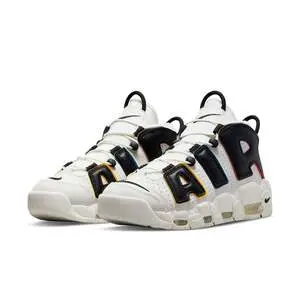 Nike More Uptempo '96 "primary Colors" Sneakers - Sail/black/team Orange