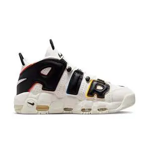 Nike More Uptempo '96 "primary Colors" Sneakers - Sail/black/team Orange