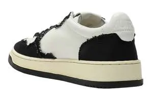 AUTRY Medalist Low Goatskin Sneakers - Black/white