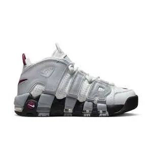Nike More Uptempo Sneakers - Summit White/rosewood/wolf Grey