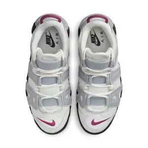 Nike More Uptempo Sneakers - Summit White/rosewood/wolf Grey