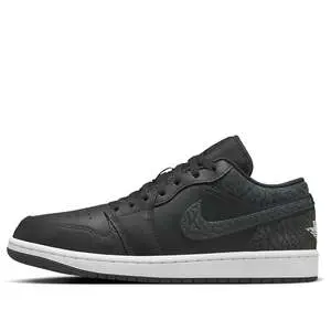 JORDAN Air 1 Low Se Elephant Print Sneakers - Black