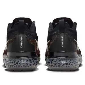 Nike Vapormax 2023 Flyknit 'safari' Sneakers - Black/light Silver/black