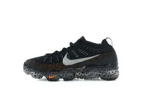 Nike Vapormax 2023 Flyknit 'safari' Sneakers - Black/light Silver/black