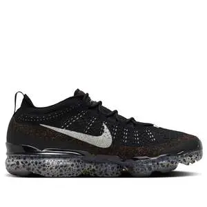Nike Vapormax 2023 Flyknit 'safari' Sneakers - Black/light Silver/black