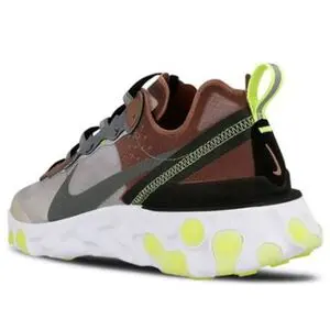 Nike React Element 87 Sneakers - Brown/yellow/gray
