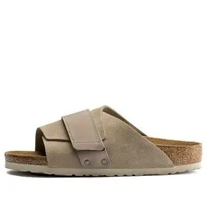 BIRKENSTOCK Kyoto Nubuck-suede Leather Sandals