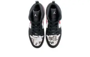 JORDAN 1 Mid Se 'newspaper Air Times' Sneakers
