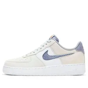Nike Force 1 Low "indigo Fog" Sneakers - White/blue