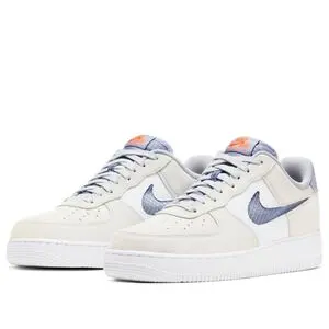 Nike Force 1 Low "indigo Fog" Sneakers - White/blue