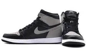 JORDAN Air 1 Retro High Og "shadow" 2018 - Black/medium Grey/white