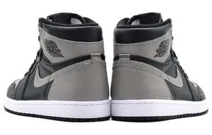 JORDAN Air 1 Retro High Og "shadow" 2018 - Black/medium Grey/white