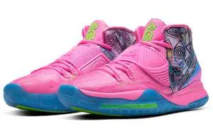 Nike Kyrie 6 Mid Top Athletic Sneakers - Pink