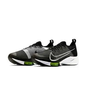 Nike Zoom Tempo Next% Flyknit - Black/white/volt