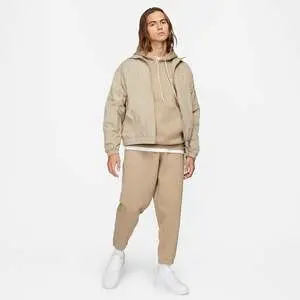 Nike Lab Solo Swoosh Fleece Hoodie - Khaki/white