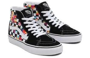 VANS High Top Skate Shoes - Black/white