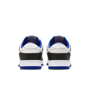 Nike Dunk Low "white Black Game Royal" Sneakers - White/black/blue