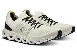 On Cloudswift 3 Ivory Black Sneakers - White/black