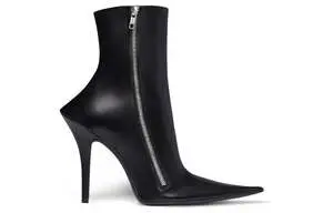 Balenciaga Witch 110mm Pointed Toe Zip-up Booties