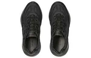 Gucci Rhyton Monogram Nylon Sneakers - Black