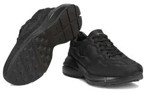 Gucci Rhyton Monogram Nylon Sneakers - Black