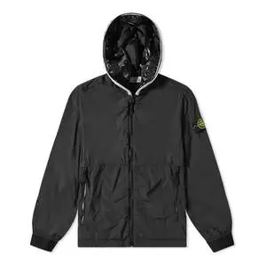Stone Island Snylon-tc Hooded Jacket - Black