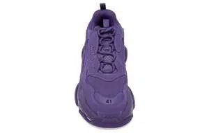 Balenciaga Triple S Clear Sole Sneakers - Purple/black