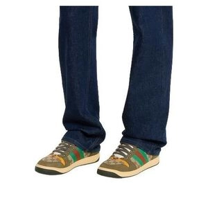 Gucci 25 Screener Sneaker - Beige/green