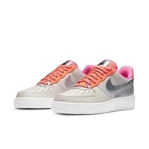 Nike X 3m Air Force 1 '07 Se High Top Sneakers - Metallic Silver
