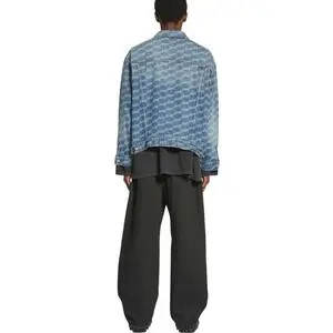 Balenciaga Bb Monogram Denim Jacket
