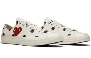 CONVERSE Comme Des Garcons X Chuck Taylor All Star 70 Low Polka Dot Sneakers
