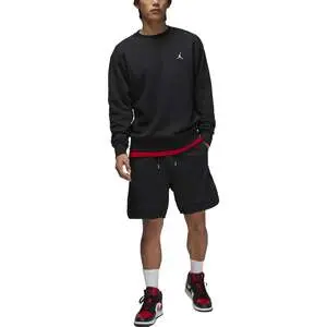 JORDAN Essentials Statement Fleece Shorts - Black