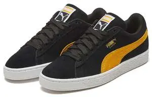 PUMA Suede Classic Low Top Sneakers - Black/gold