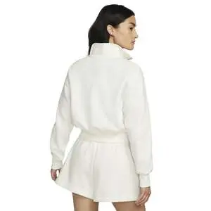 Nike Phoenix Fleece Cropped Sweatshirt - White