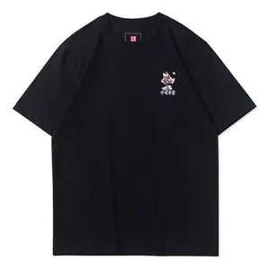 LI-NING Sakura Graphic T-shirt 'black - Black/white