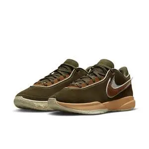 Nike Lebron 20 Ep "olive" Athletic Sneakers - Green
