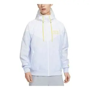 Nike Windrunner Woven Lined Jacket - White Grey