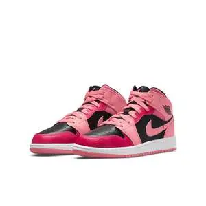 JORDAN 1 Mid Se - Pink/red/black