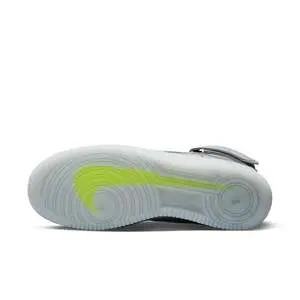 Nike Force 1 High '07 Premium Shoes - Wolf Grey/volt/metallic Silver