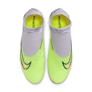 Nike Phantom Gx Elite Gripknit Df Fg Football Boots - Barely Volt/barely Grape/gridiron