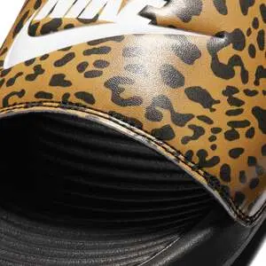 Nike Victori One Printed Slide Cheetah Print - Black/leopard