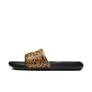 Nike Victori One Printed Slide Cheetah Print - Black/leopard