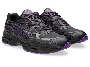 Asics X Needles Gel-nyc "black Purple" Sneakers